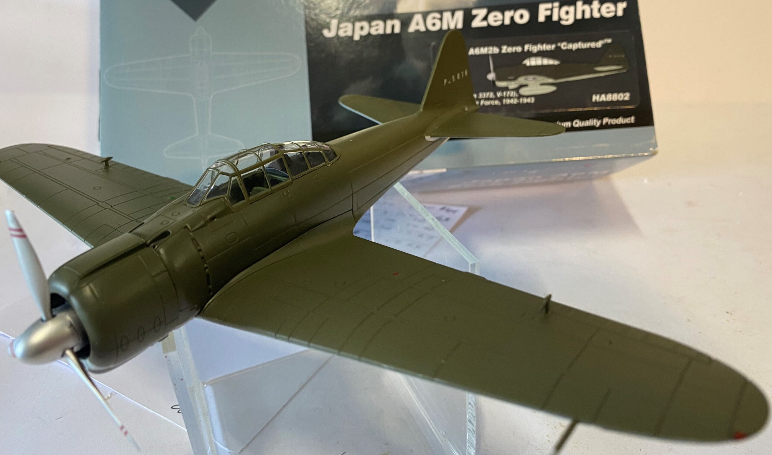 Hobby Master A6M Zero (Captured by Chinese) 1:48 #8802 hm74 - Big Bill ...