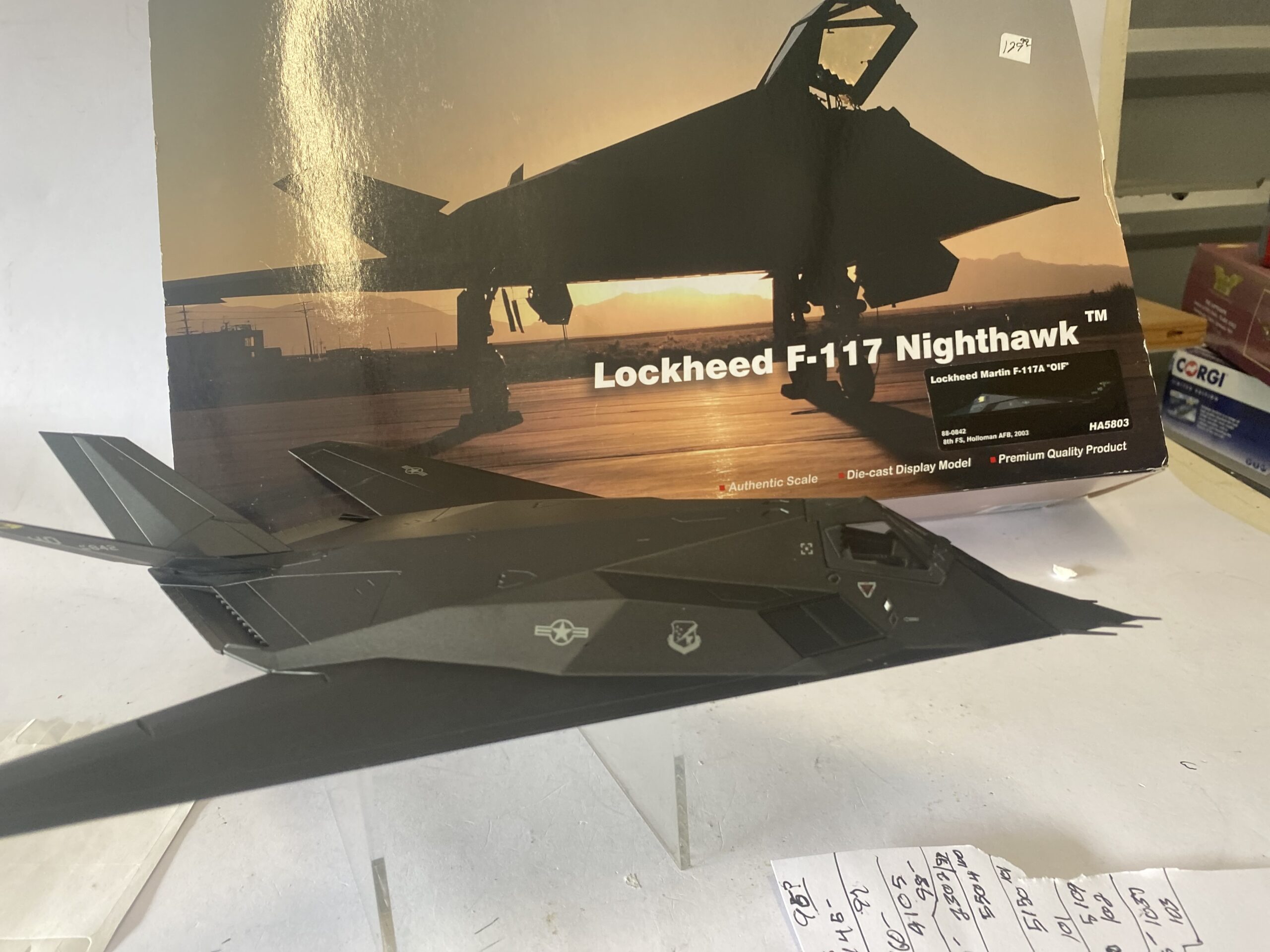 Hobby Master Lockheed F117 Night Hawk 1:72 #5803 - Big Bill's Die Cast