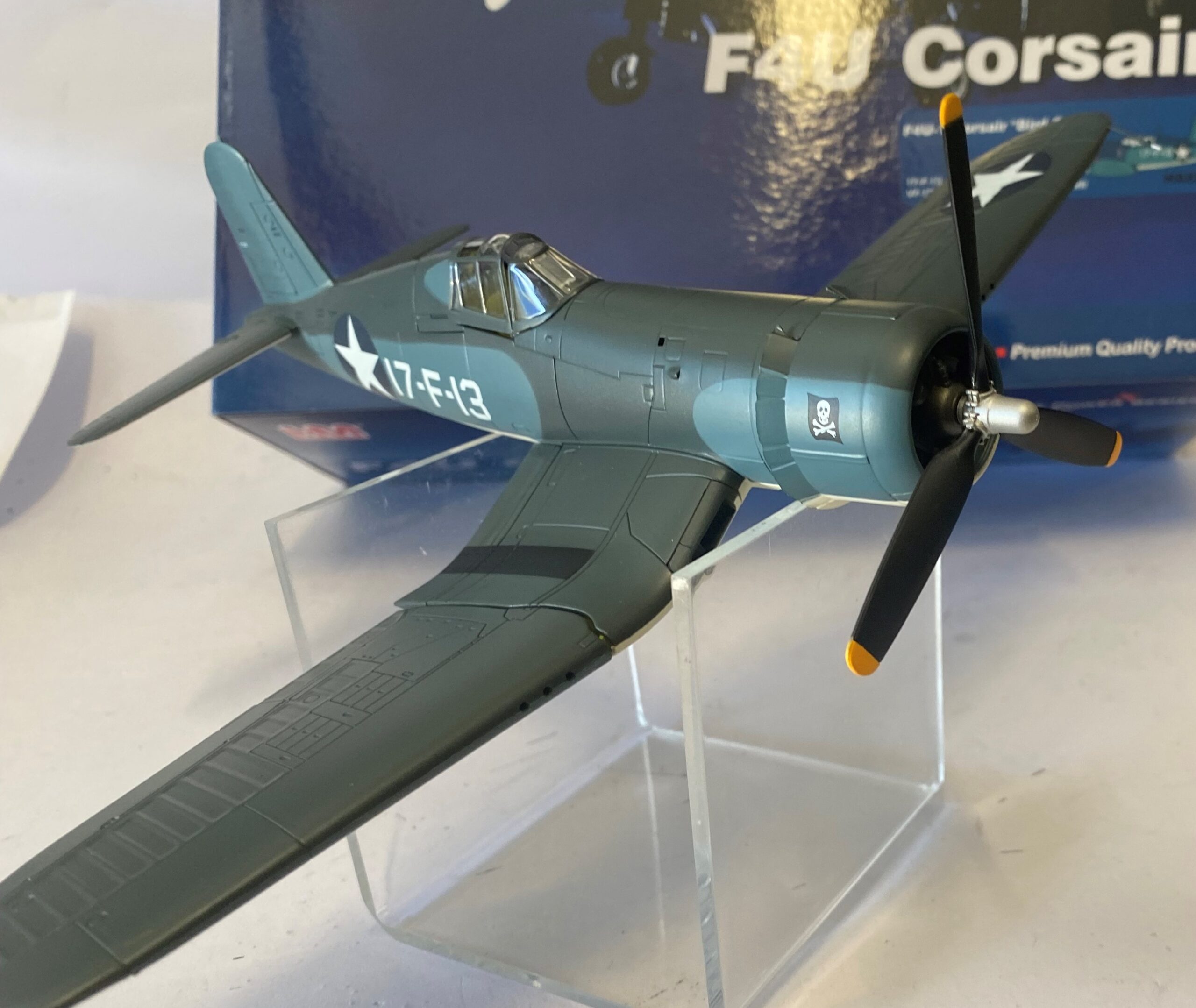 Hobby Master F4U1 Corsair (Bird Cage} poseable wings USN 1:48 hm115 ...