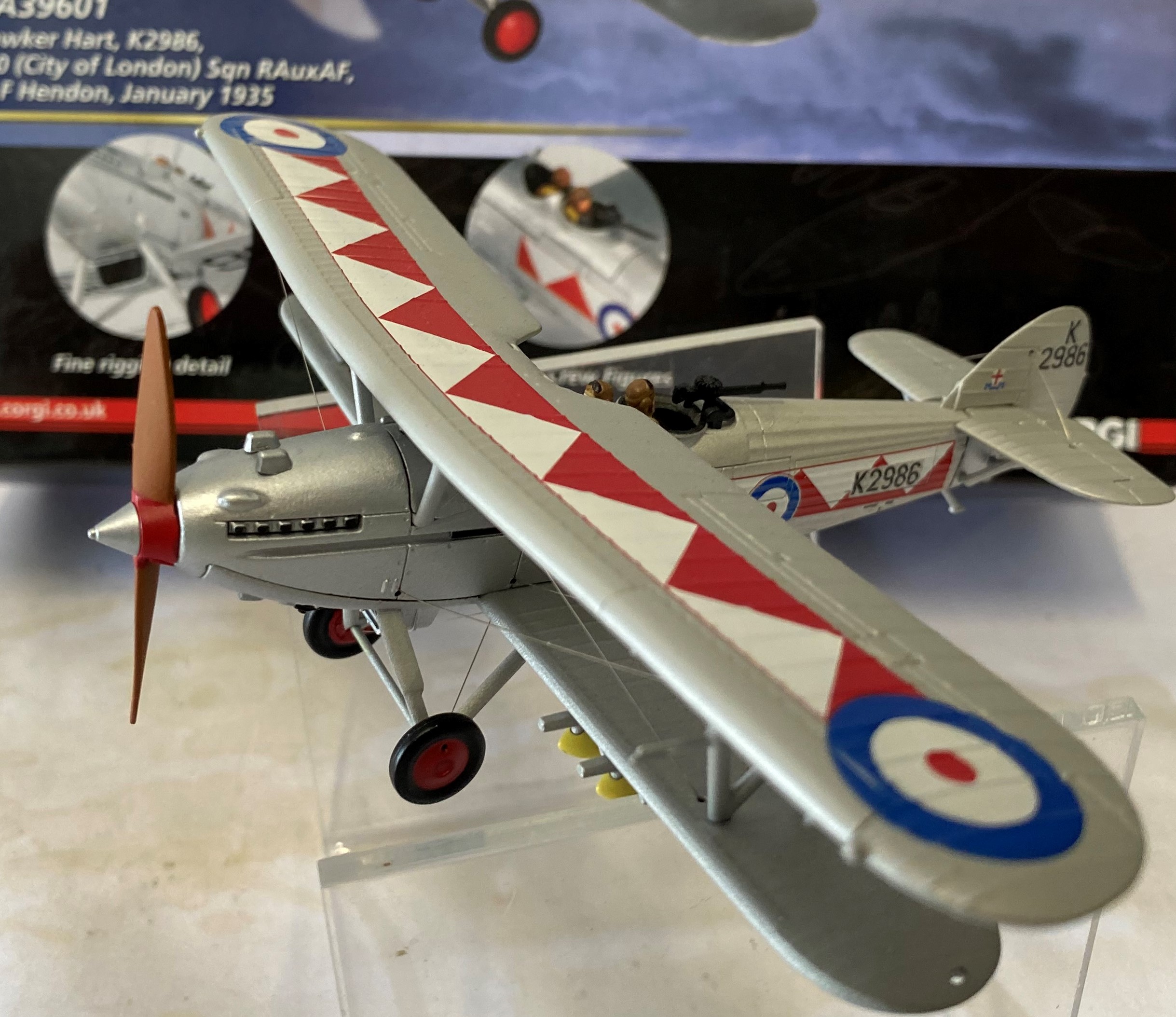 Corgi Hawker Hart 1:72 ( 1684/2000) cg65 - Big Bill's Die Cast