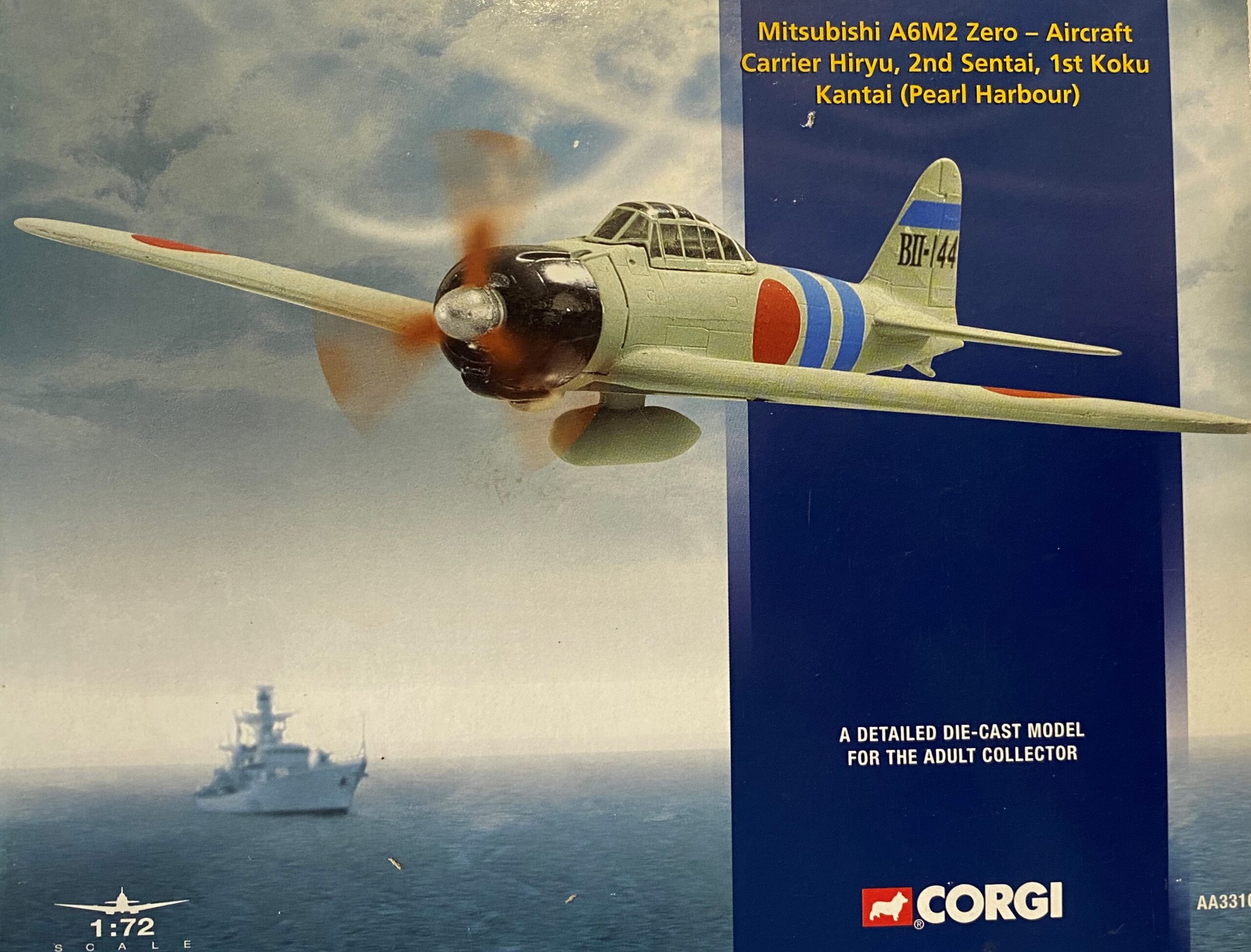 Corgi Mitsubishi A6M2 Zero 1:72 (Pearl Harbour) cg66 - Big Bill's Die Cast