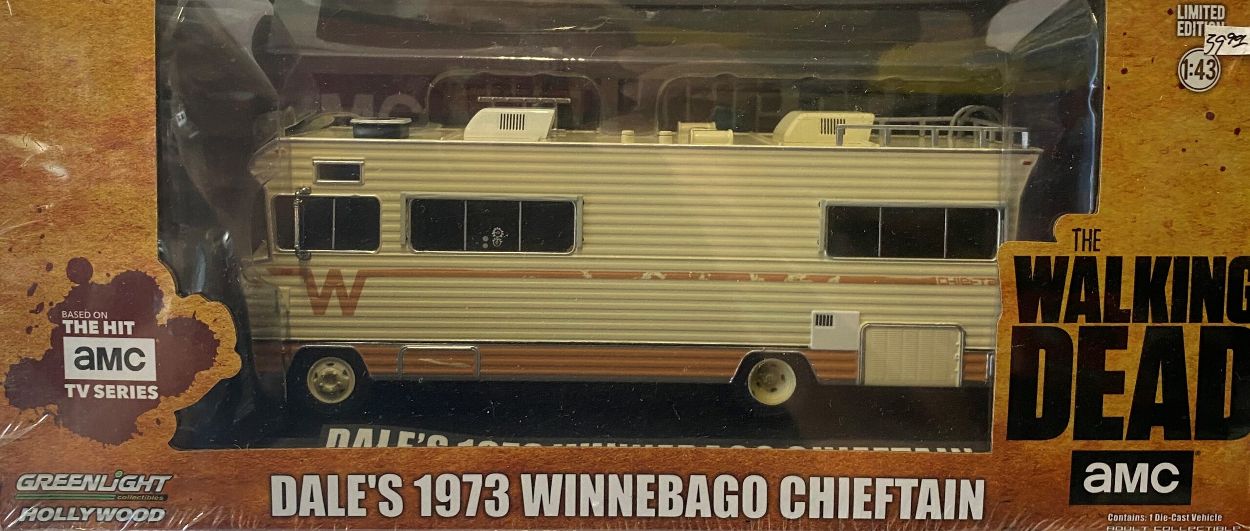 Greenlight'73 Winnebago (Walking Dead) 1:43 - Big Bill's Die Cast