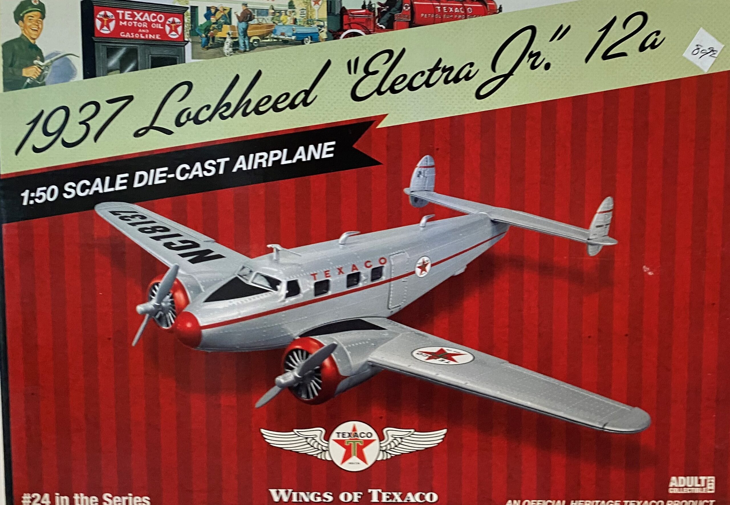 Ertl '37 Lockheed Electra Jr. TEXACO#24 - Big Bill's Die Cast