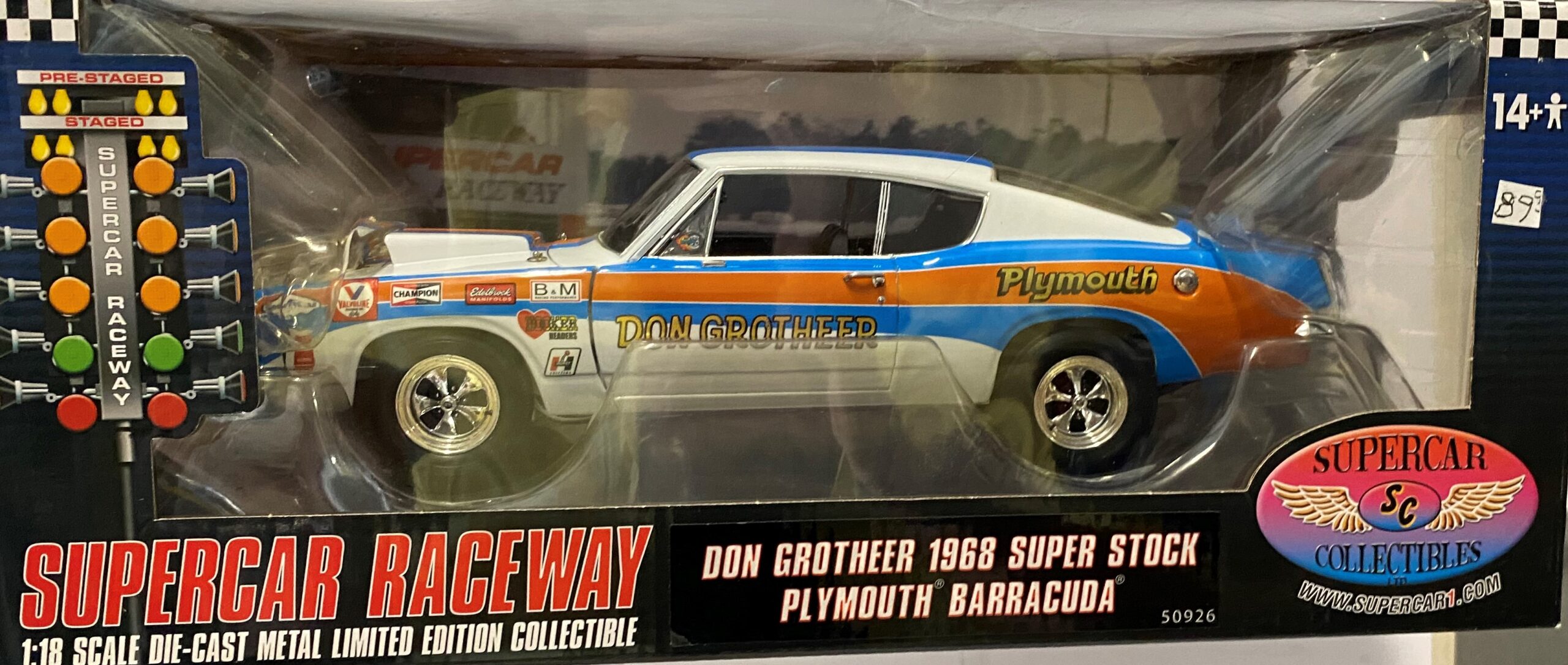 Supercar Collectibles '68 Plymouth Barracuda (Don Grotheer ) 1:18 - Big ...