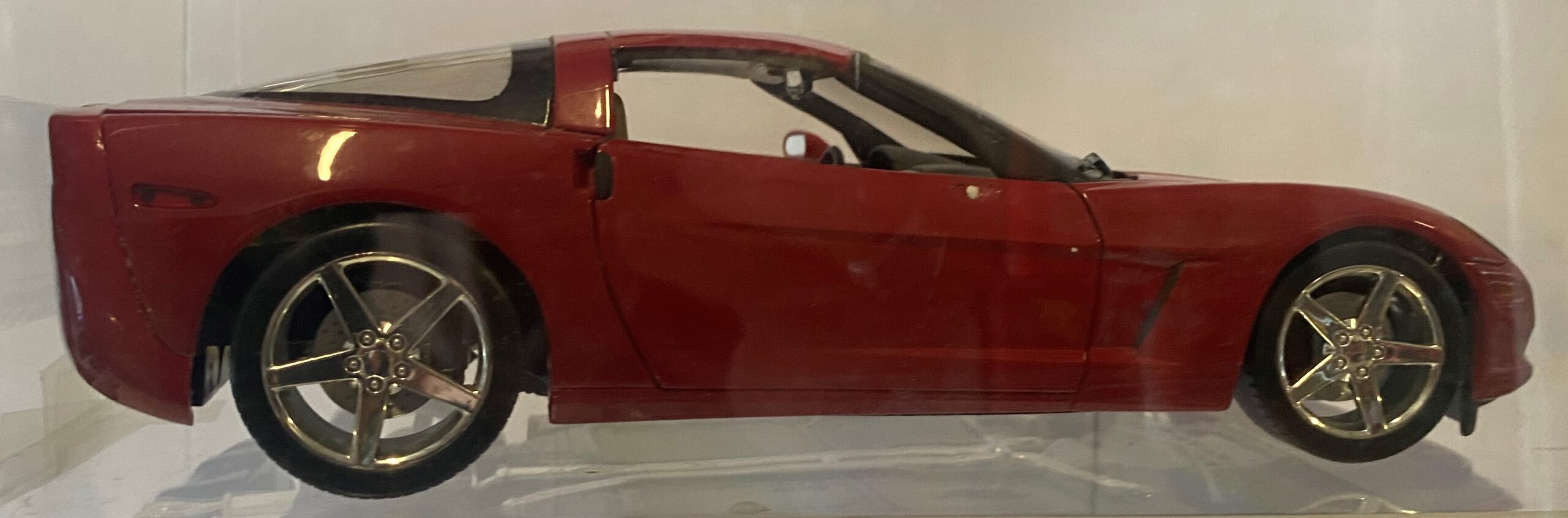 corvette NO BOX display case incld. 1:18 - Big Bill's Die Cast