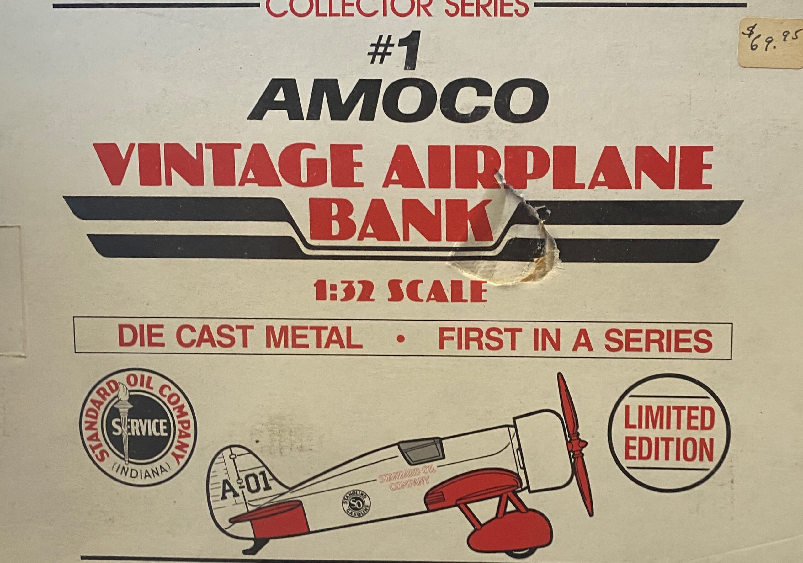 Airplane-Bank ( Amoco #1) - Big Bill's Die Cast