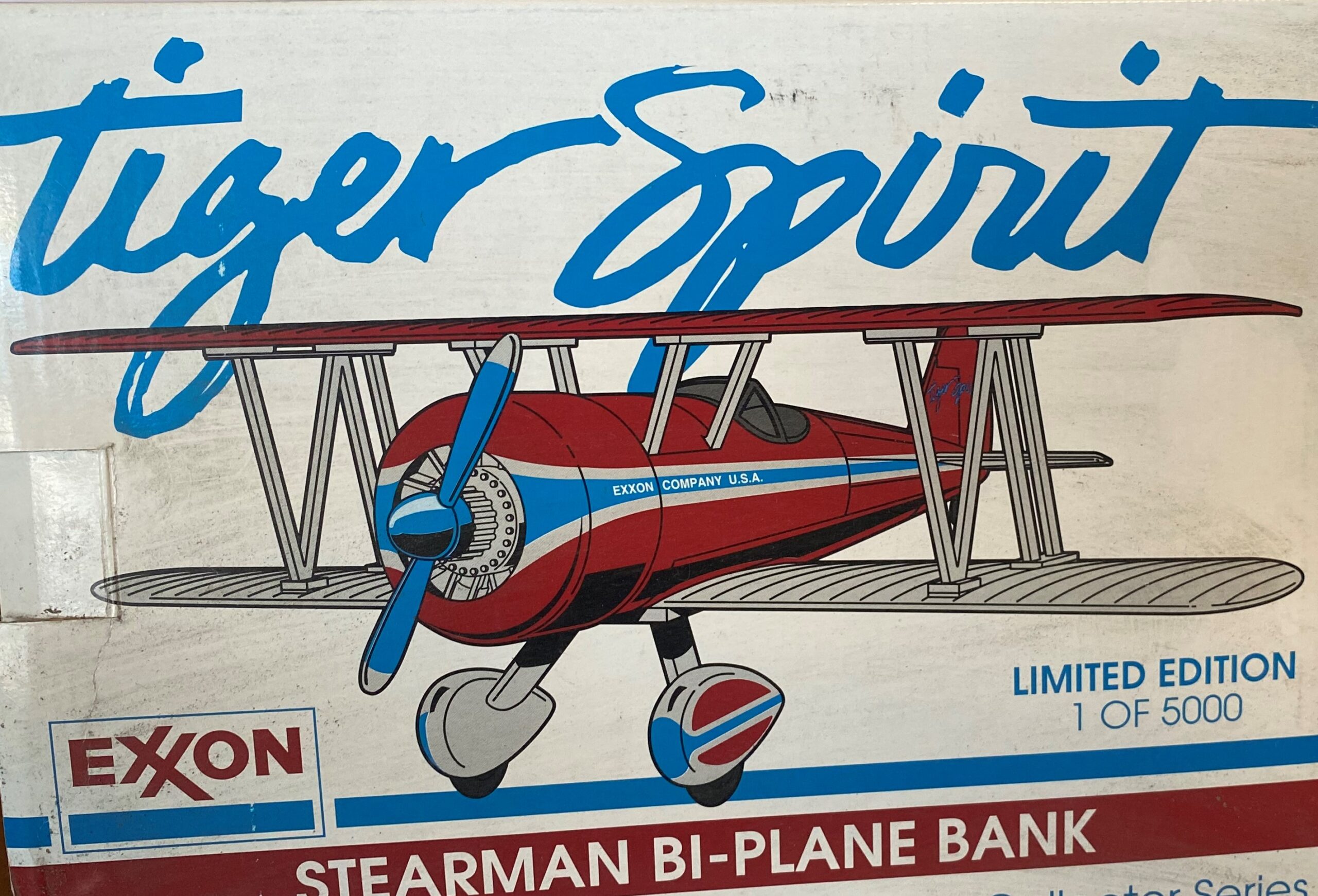 Airplane-Bank Stearman Bi-plane Exxon (Tiger Spirit) 1:32 - Big Bill's ...