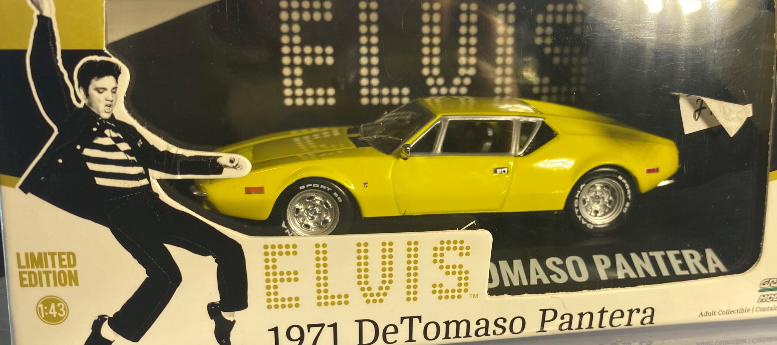 Greenlight Elvis '71 DeTomaso Pantera 1:43 - Big Bill's Die Cast