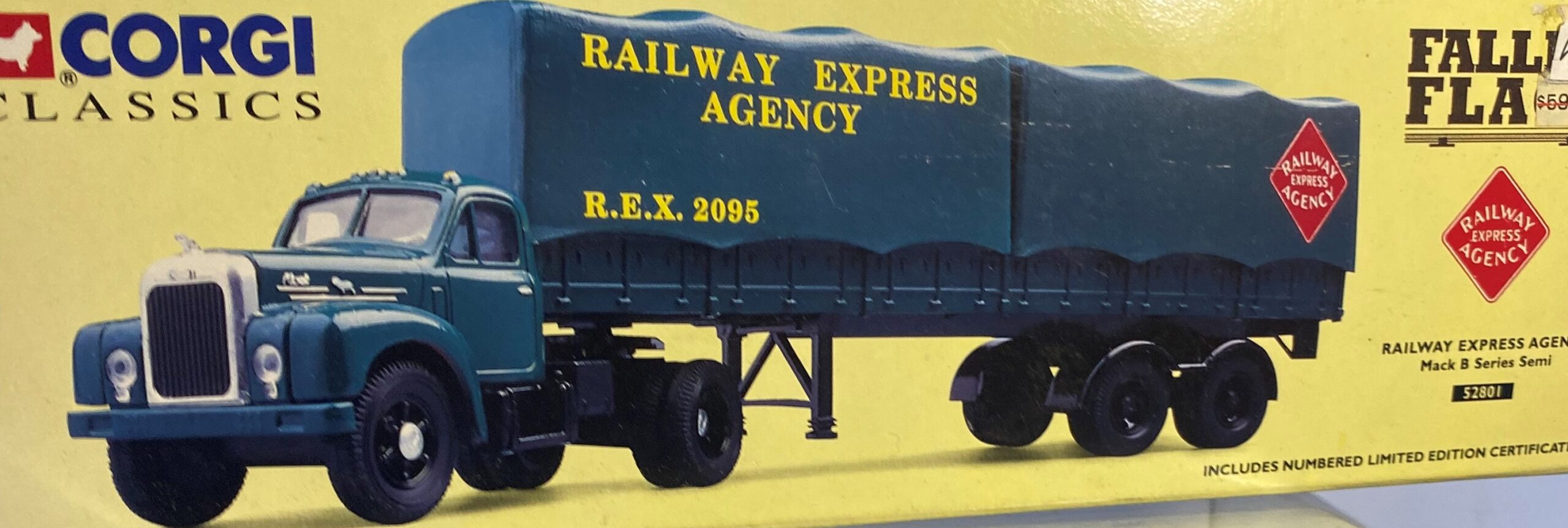 Corgi Mack Truck "Railway Express" 1:50 - Big Bill's Die Cast