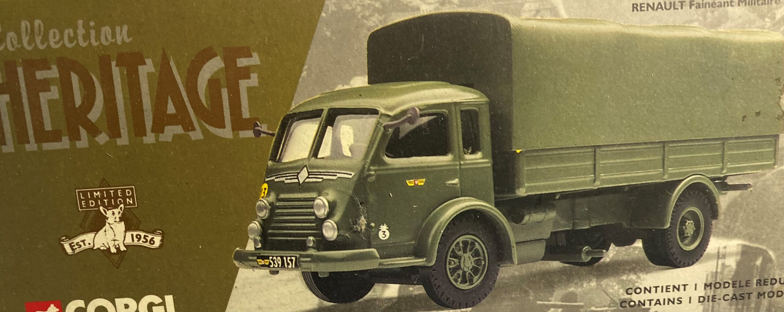 Corgi Renault Army Truck 1:50 - Big Bill's Die Cast