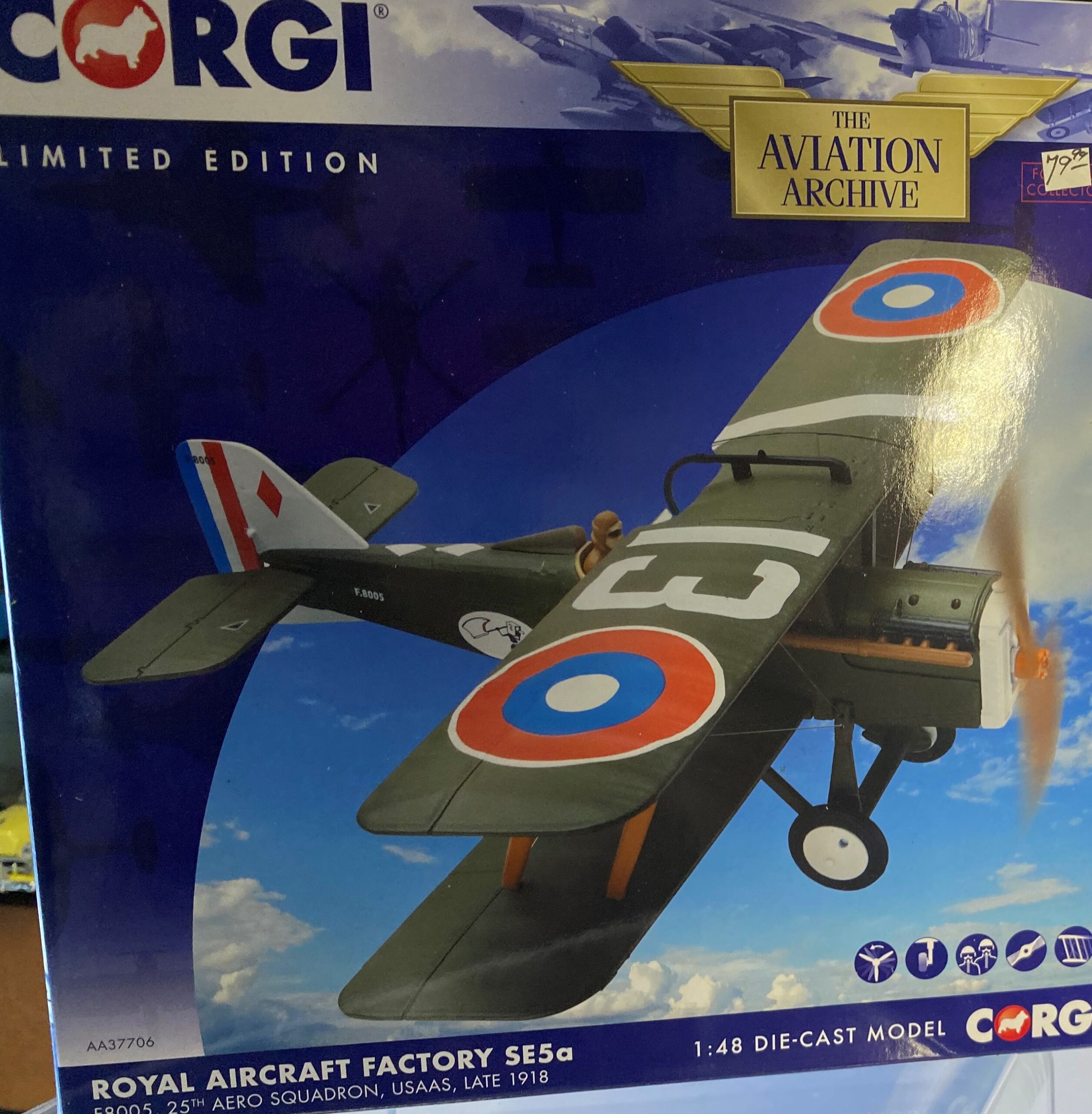 Corgi SE-5 1;48 - Big Bill's Die Cast