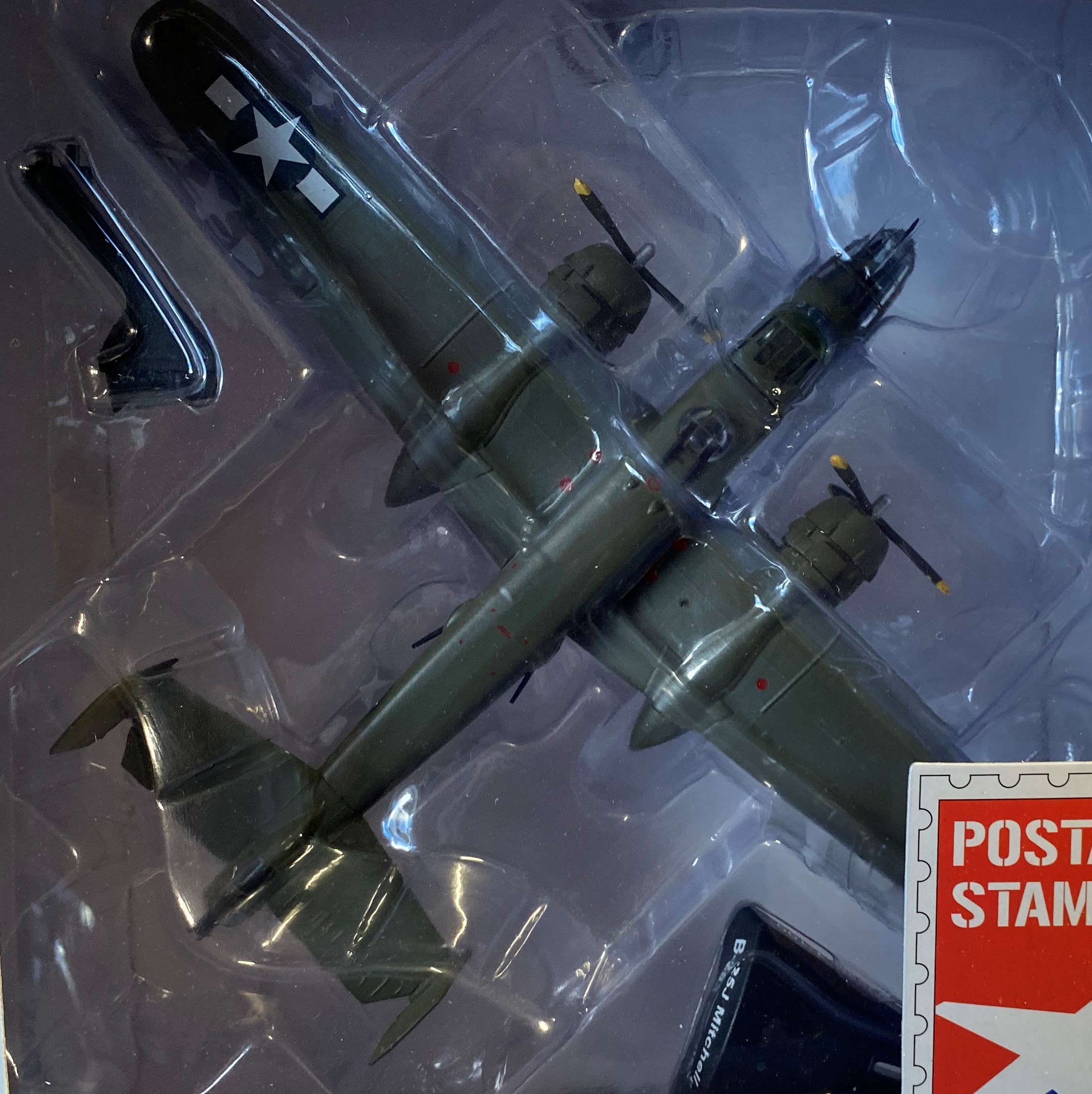 Postage Stamp B-25 :Briefing Time" - Big Bill's Die Cast