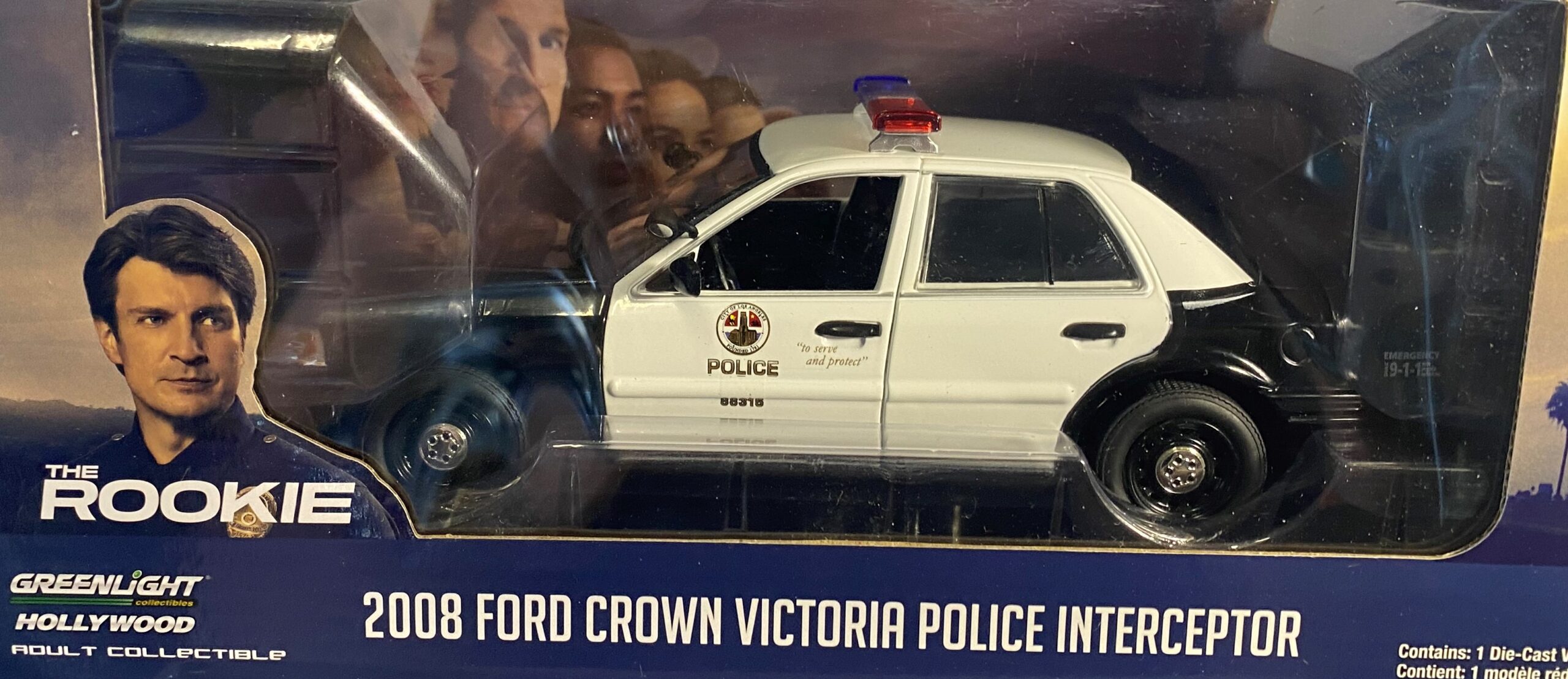 Greenlight '08 Ford Crown Vic "The Rookie" 1:24 - Big Bill's Die Cast