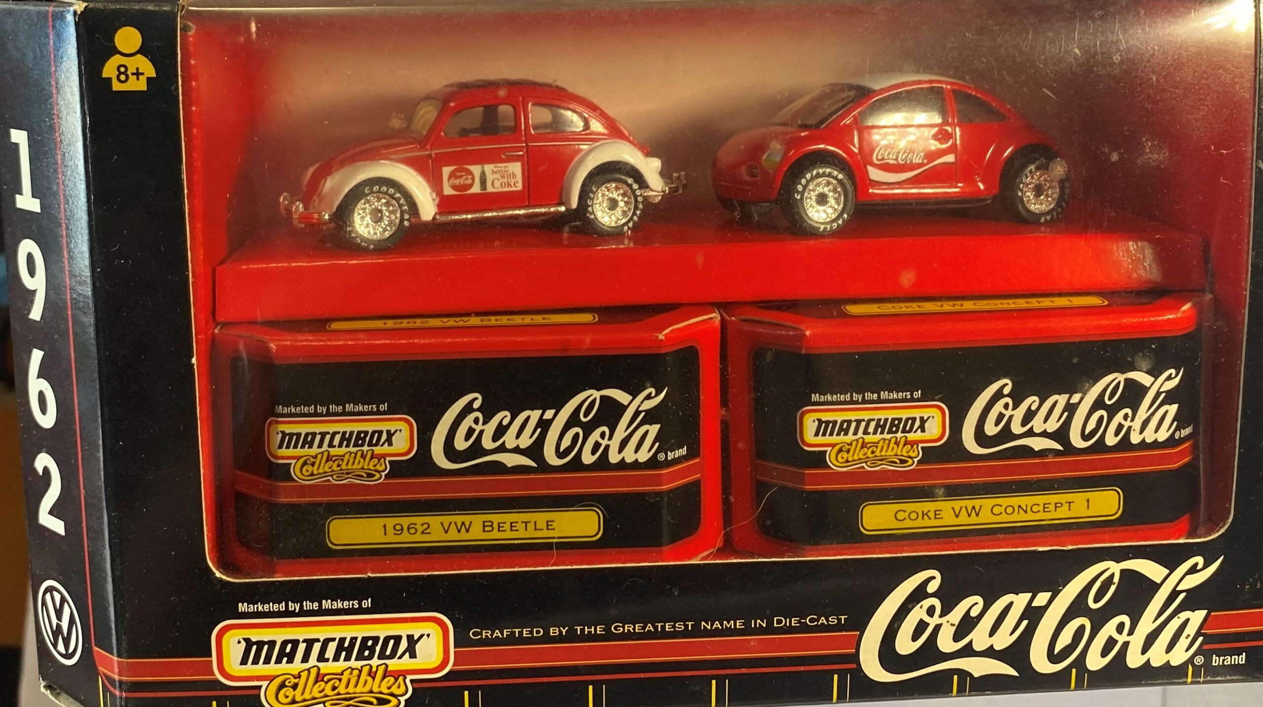 MB '62 Vw Bugs Coca Cola 1:64 - Big Bill's Die Cast