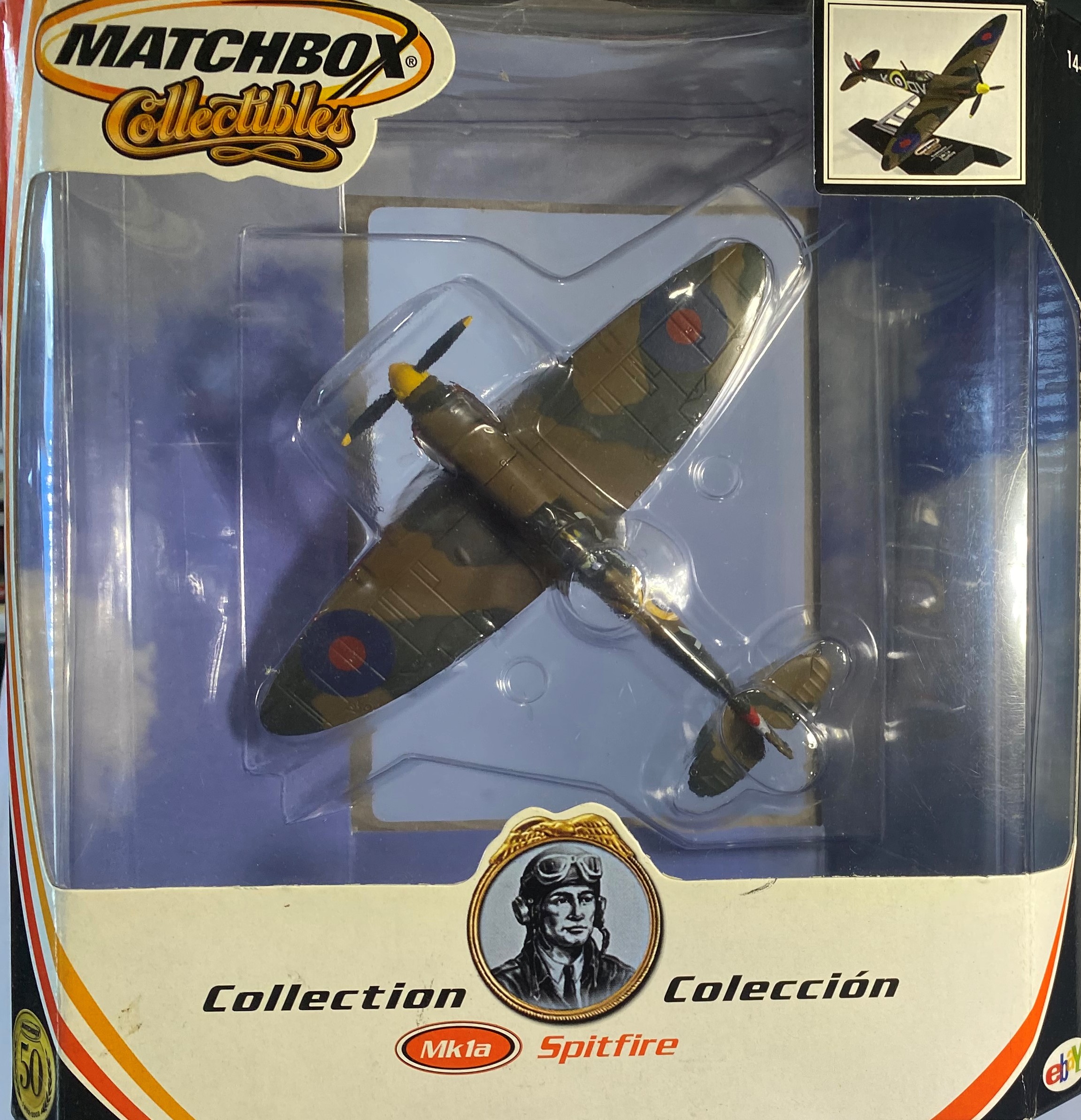 Matchbox Collectibles Spitfire 1:72 #1 - Big Bill's Die Cast