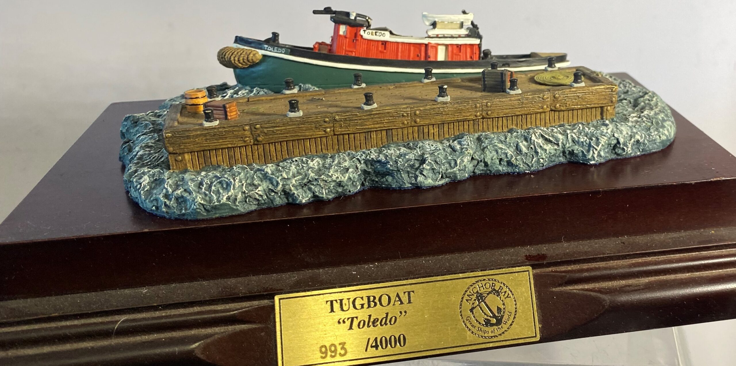 Tugboat Resin #993/4000 (Anchor Bay) Diorama - Big Bill's Die Cast