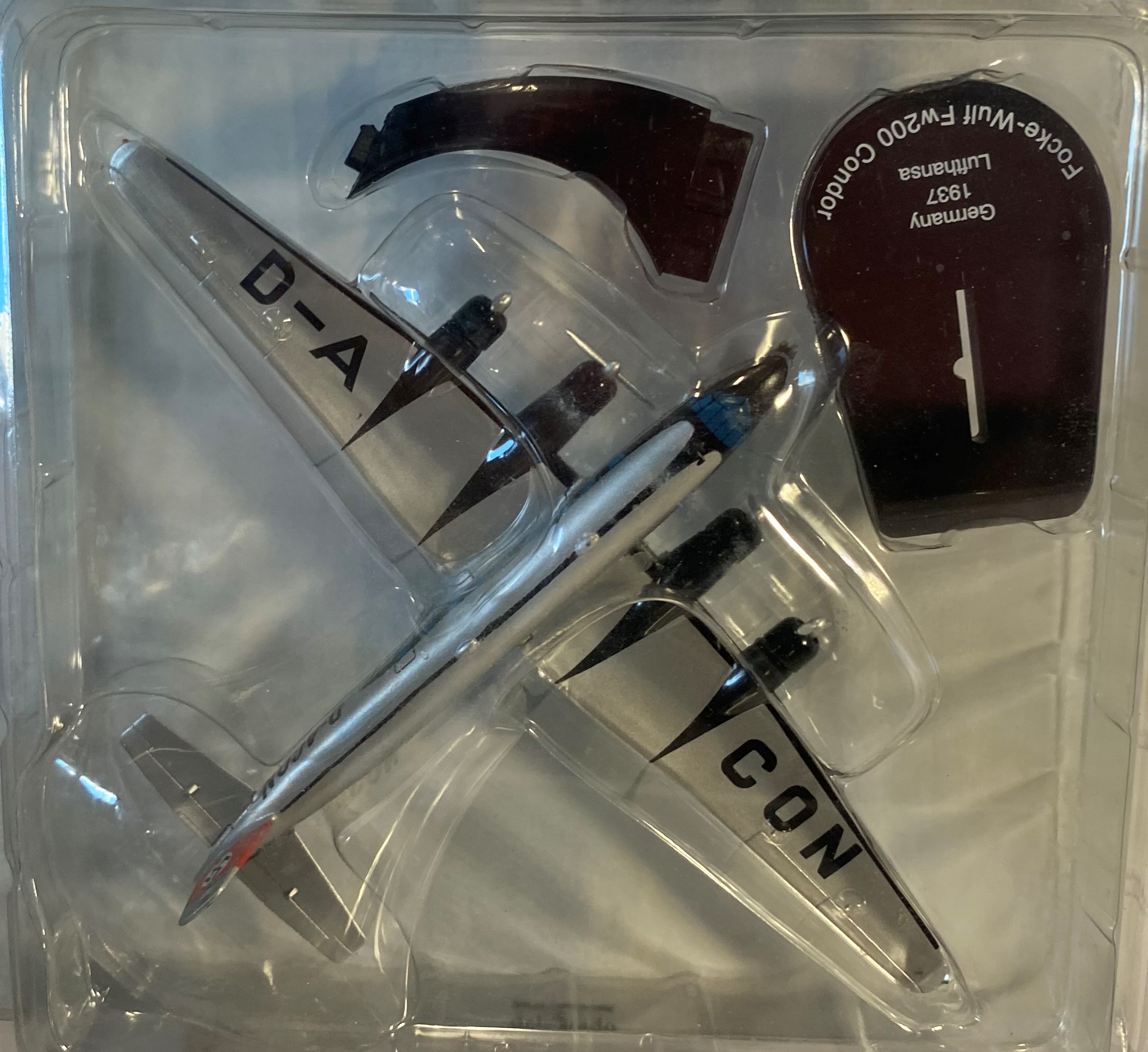 Postage Stamp Focke-Wulf FW 200 Condor '37 German - Big Bill's Die Cast