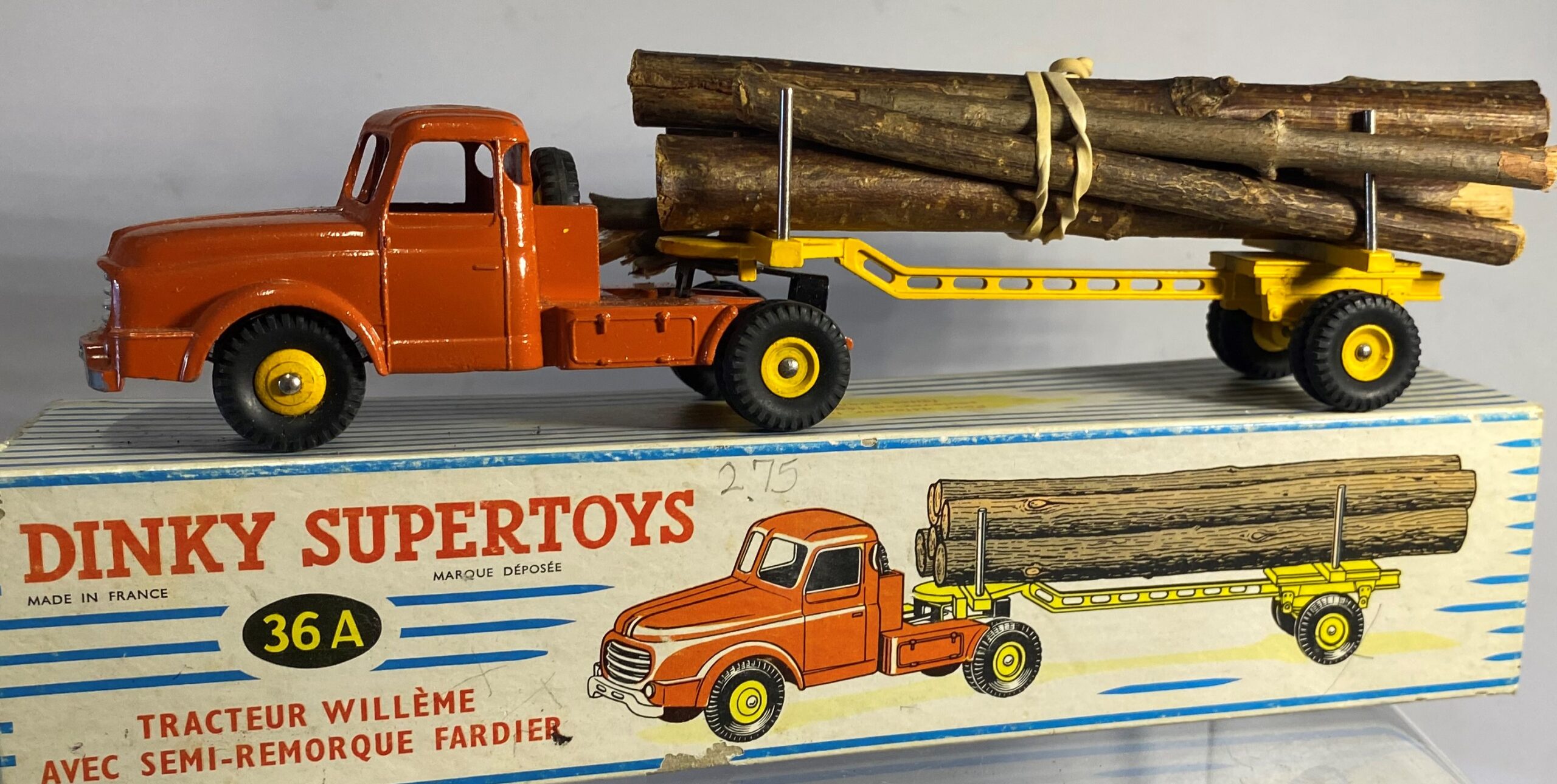 Dinky #36A Tractor/Trailer Log Truck Md. in France Circa 1956-59 - Big ...