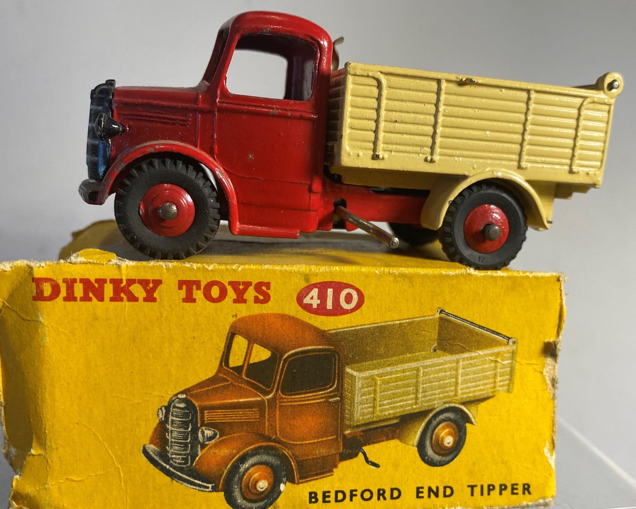 Dinky #410 Bedford End Tipper Md. in GB Circa 1972-79 - Big Bill's Die Cast
