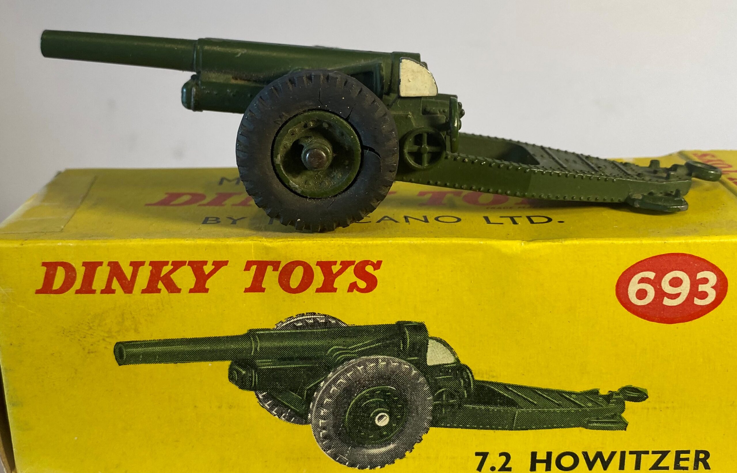 Dinky #693 7.2 Howitzer Md. in GB Circa 1958-67 - Big Bill's Die Cast