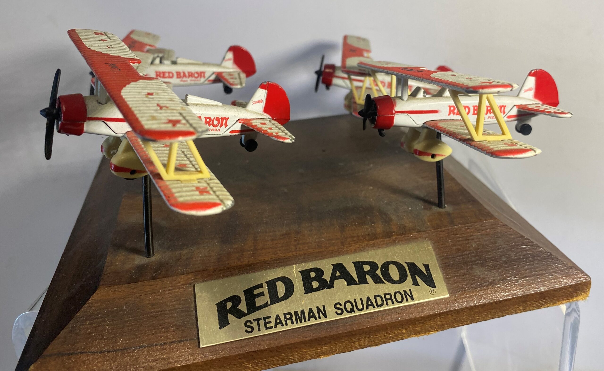 RED BARON Pizza Co (Stearman Squadron) 1:48 Rare Promotion set - Big ...