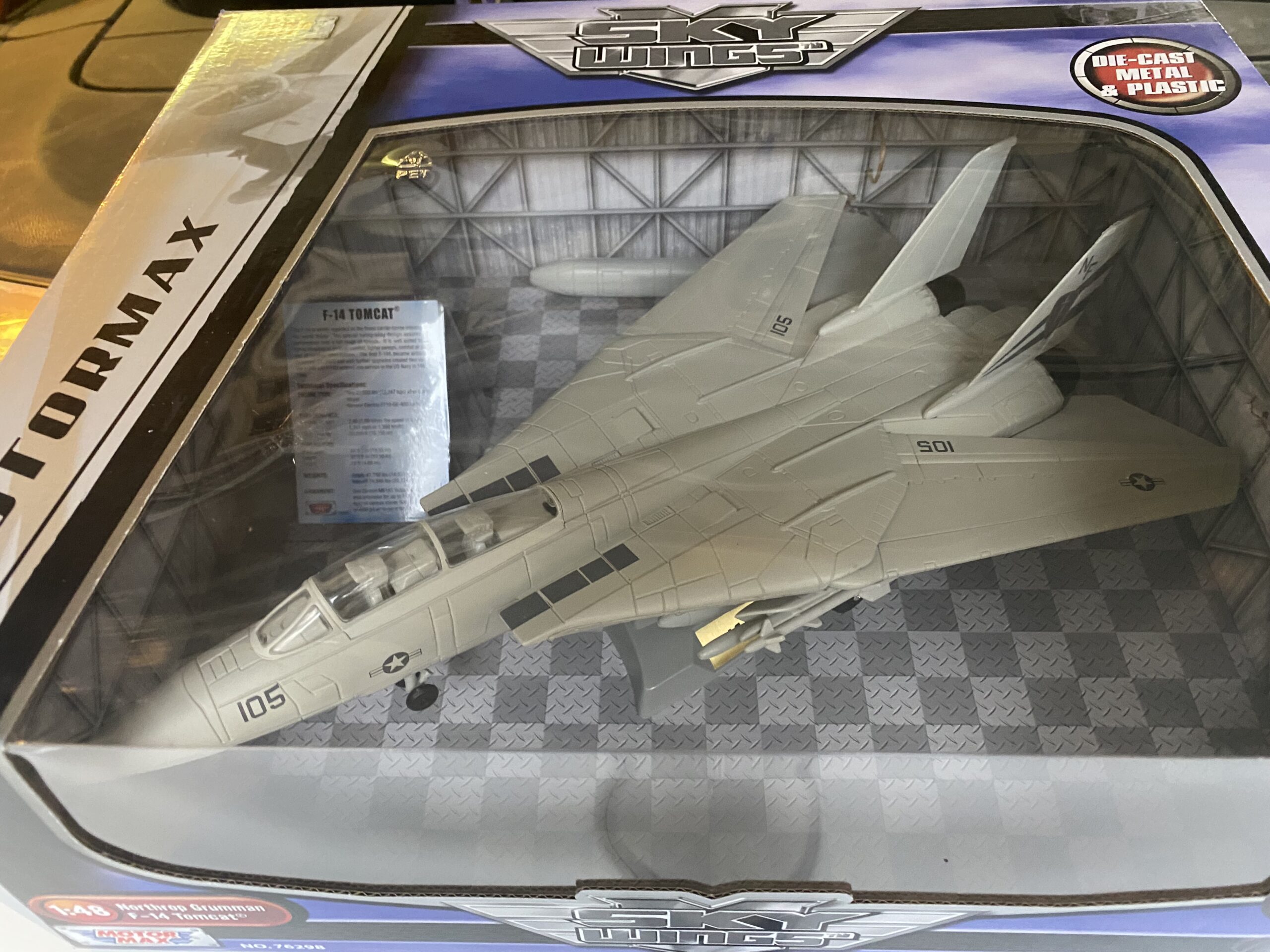 Motormax F-14 Tomcat 1:48 - Big Bill's Die Cast